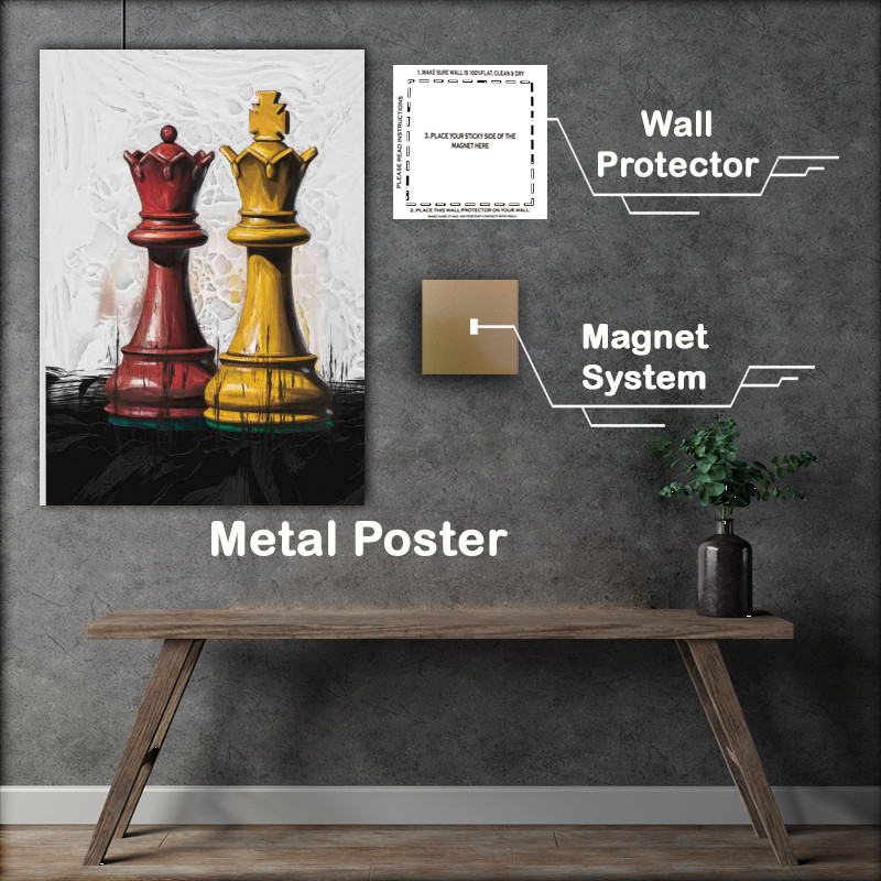 abstract chess board