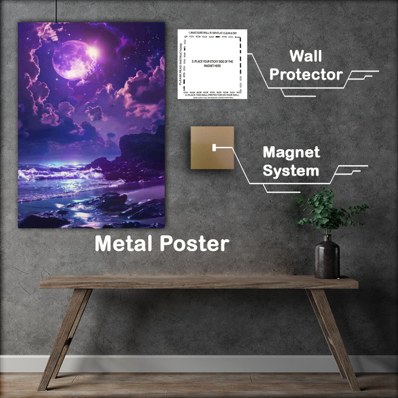 purple moon creative waves