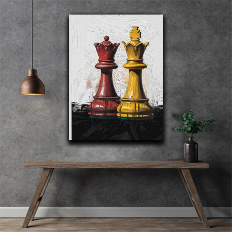 abstract chess set