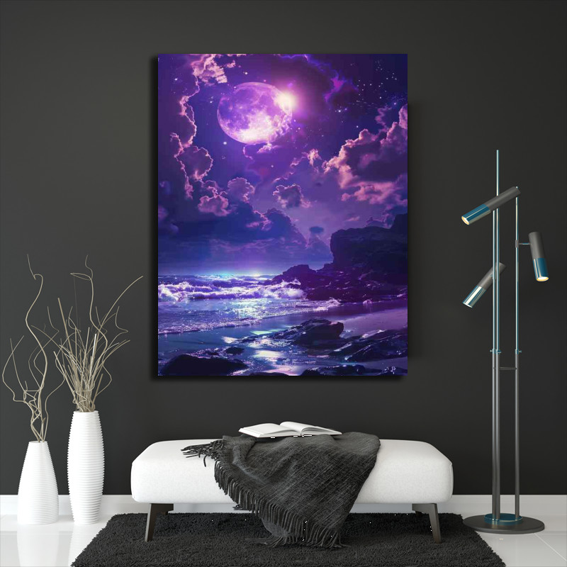 purple moon creative waves