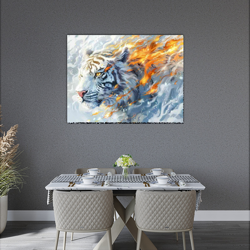 white fire tiger