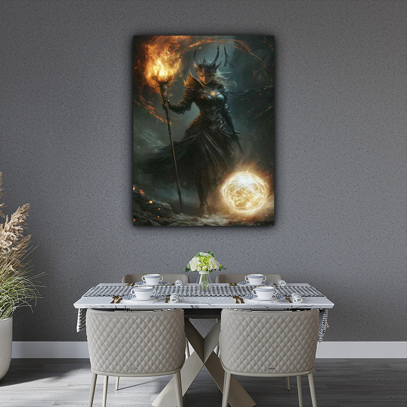 dark warrior artwork